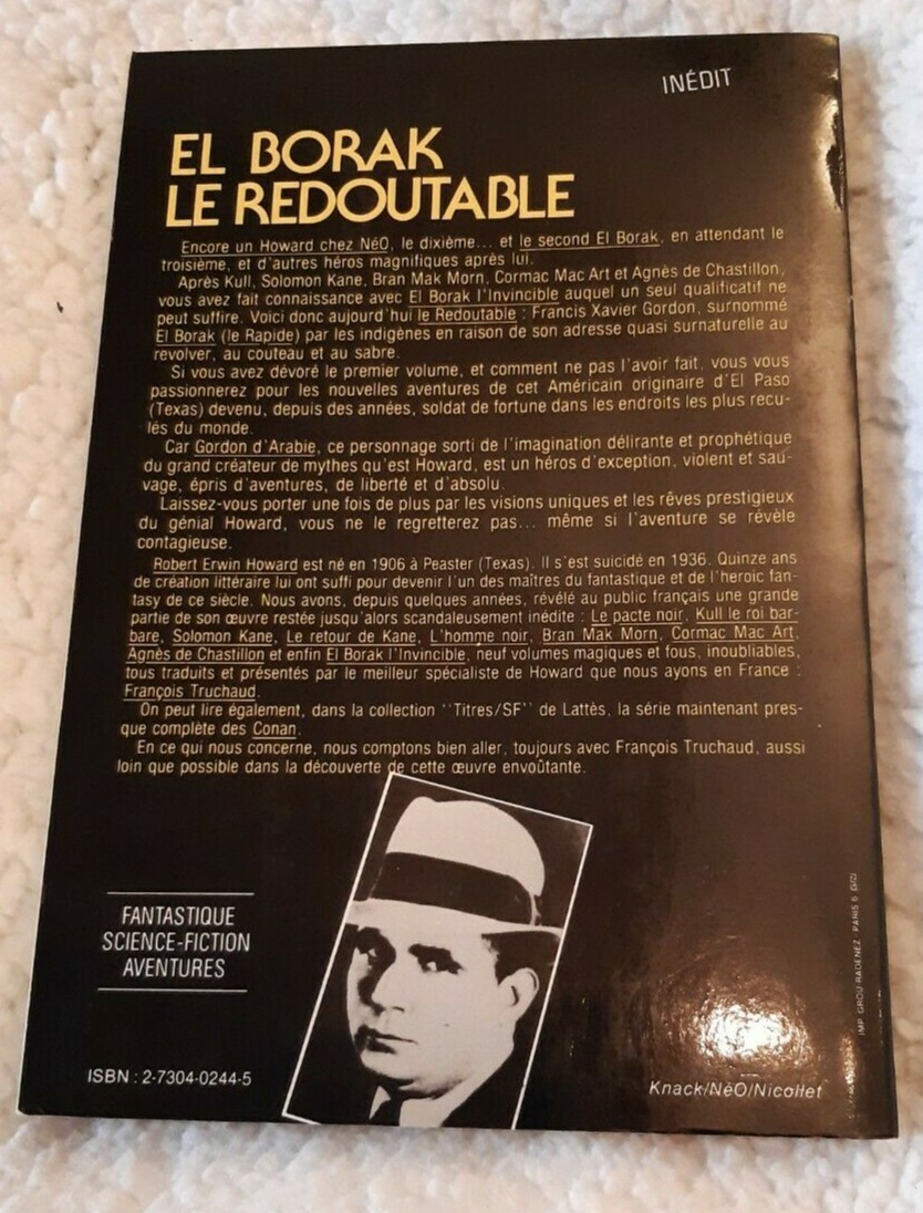 NEO N°99 el borak le redoutable / robert E Howard /nouvelles éditions ...