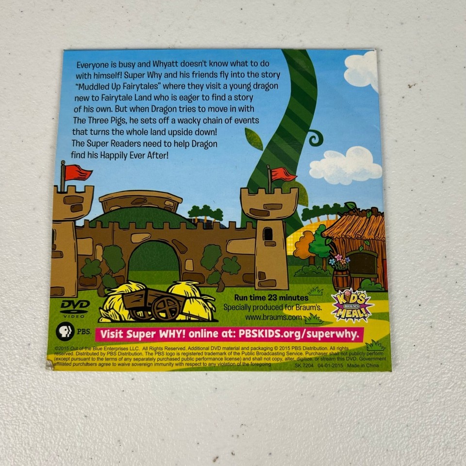 Super Why Muddled Up Fairy Tales DVD 2015 PBS Kids Educational | eBay