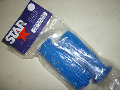 VINTAGE BLUE 1970s CHILDS BICYCLE HAND GRIPS MALVERN STAR SPEEDWELL ...
