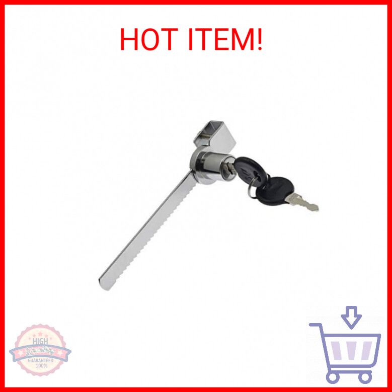 4Pcs Drawer Display Case Showcase Sliding Glass Door Ratchet Lock with ...