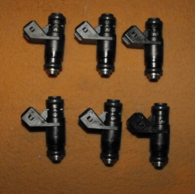 OEM V6 Mercury 150 HP 2 Stroke Fuel Injectors PN 840481T01 Fit 2000 ...