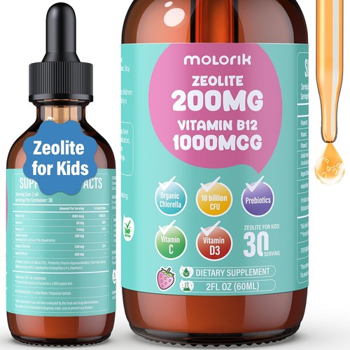 Zeolite Detox for Kids and Adults 200mg Zeolite Liquid Drops with ...
