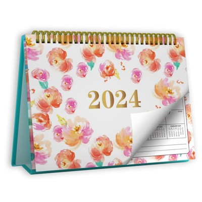 2023 to 2025 Monthly Flip Desk Calendar - Dec 2023-Jan. 2025 Standing ...
