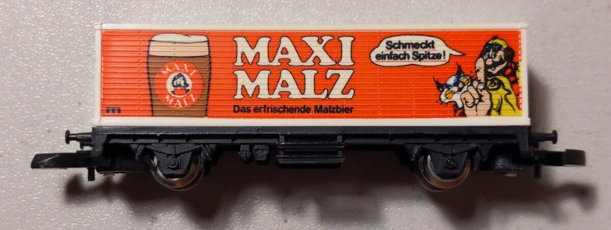 Marklin Z Scale Mini-Club Maxi Malz 2-Axle Container Car LN | eBay
