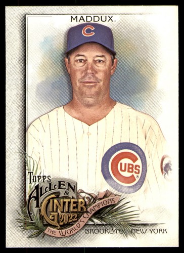 2022 Topps Allen & Ginter #40 Greg Maddux Chicago Cubs | eBay