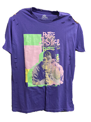 Philcos Poetic Justice Tupac 2Pac Purple Shirt | eBay