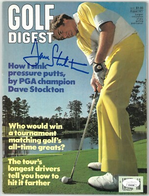 Dave Stockton signed Golf Digest Full Magazine August 197- JSA #EE60288 ...