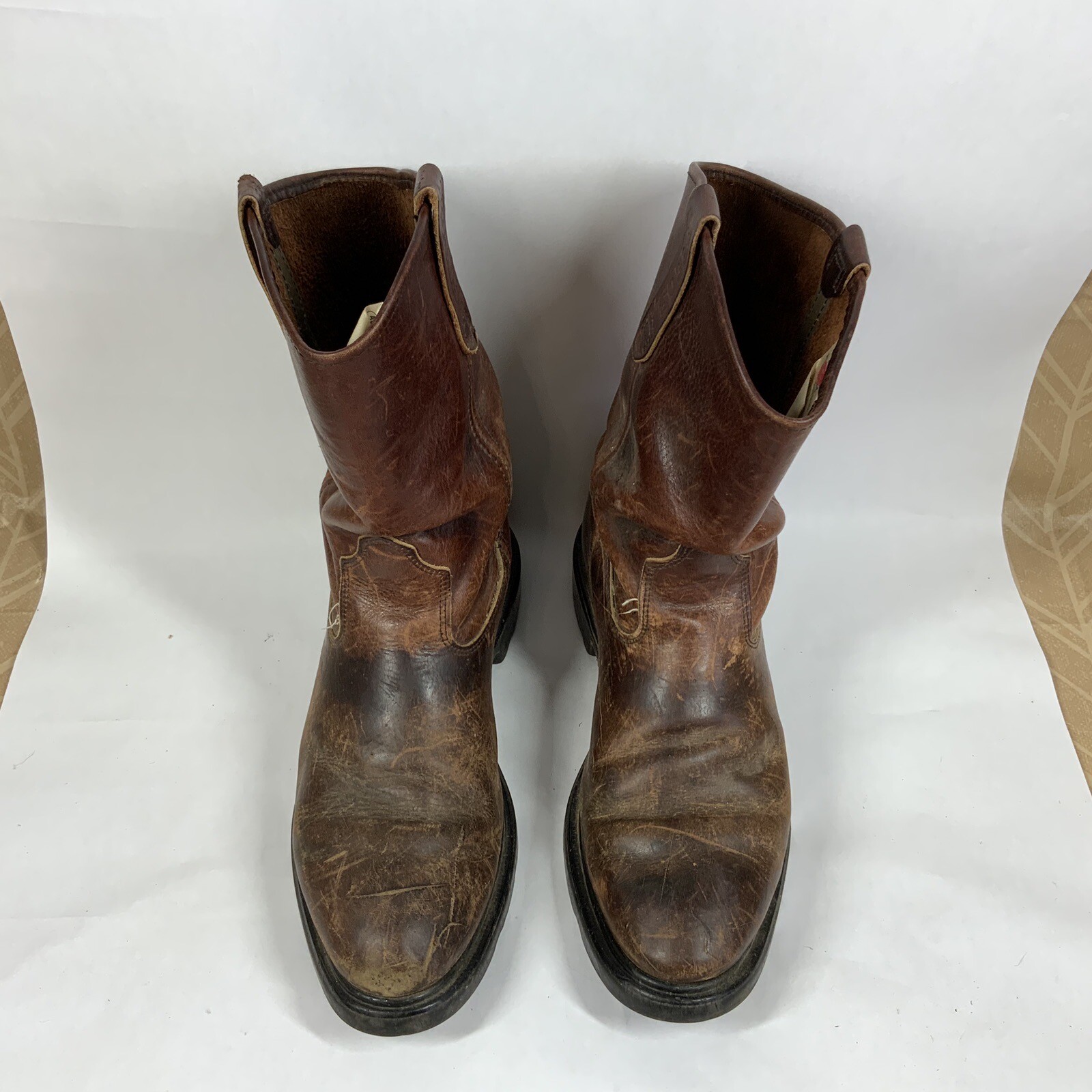 Red Wing Pecos Boots 1132 Brown Leather, Made in USA … - Gem