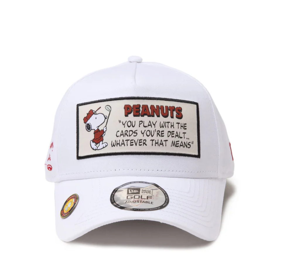 NEW ERA 9FORTY A-Frame On Par Peanuts Snoopy Golf Cap Hat 14344511 ...