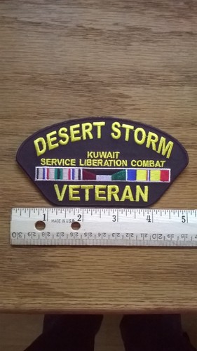 military patches DESERT STORM VETERAN patch NEW NICE | eBay