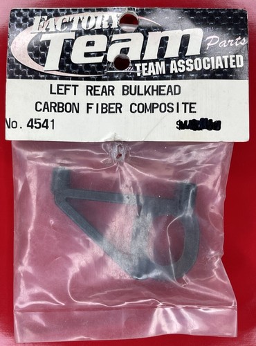 Team Associated Left Rear Carbon Fiber Bulkhead ASC4541 4541 RC12L3 ...