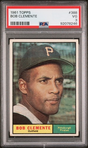1961 TOPPS #388 BOB CLEMENTE PSA 3 | eBay