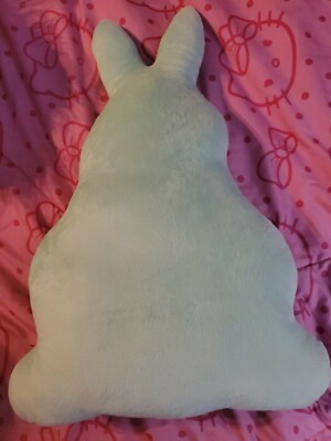 21" Plush Large Bunny pastel green Rabbit BUNNY Stuffed FACELESS WHITE ...