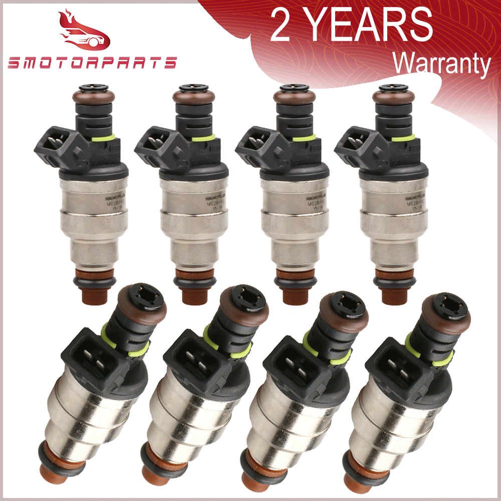 8PCS 42lb Fuel Injectors EV1 For Chevy GM LS1 LS6 LT1 Ford Mustang DOHC ...