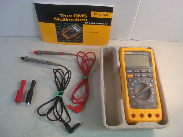 Fluke 89 IV Multimeter True RMS / With Case for sale online | eBay