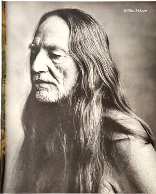 Vintage Rolling Stone Magazine Print Art 90s Ephemera Willie Nelson | eBay