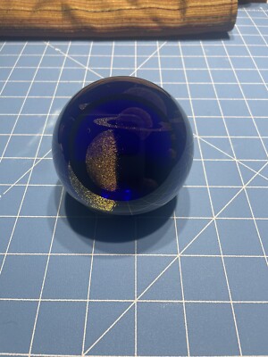 Glass Eye Studio Art Glass Celestial Series Saturn Paperweight | eBay