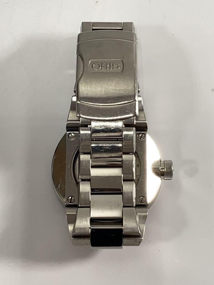 ORIS WILLIAMS F1 7560 Dial Black Stainless Steel Automatic Day Date Men ...