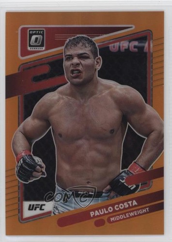 2022 Panini Donruss Optic UFC Orange Prizm /49 Paulo Costa #56 | eBay