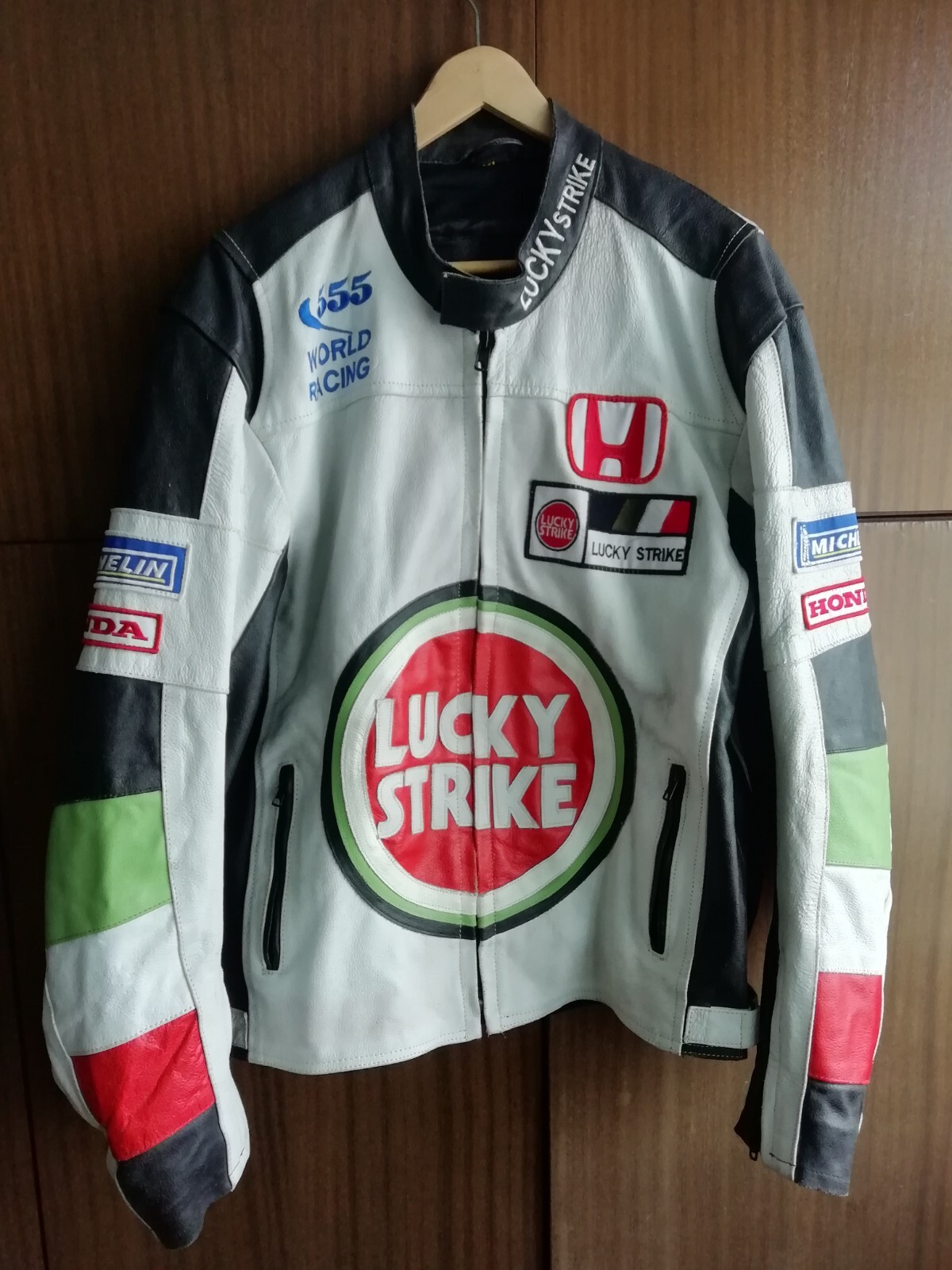 Honda Lucky Strike Leather Vintage Racing F1 Formula … - Gem
