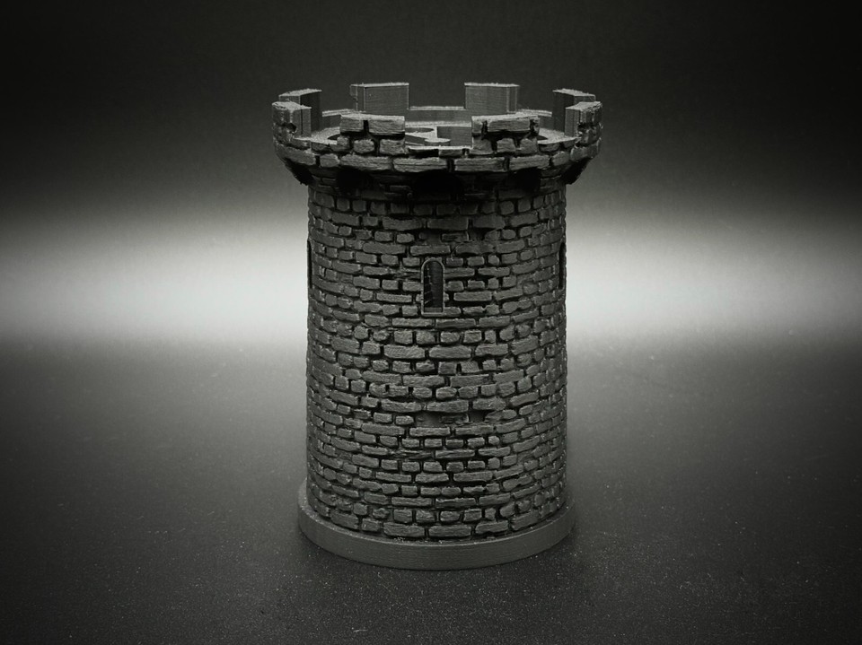 Lighted 5" Dice Tower and Tray w/ Swapable stairs, DnD,Dungeons and ...