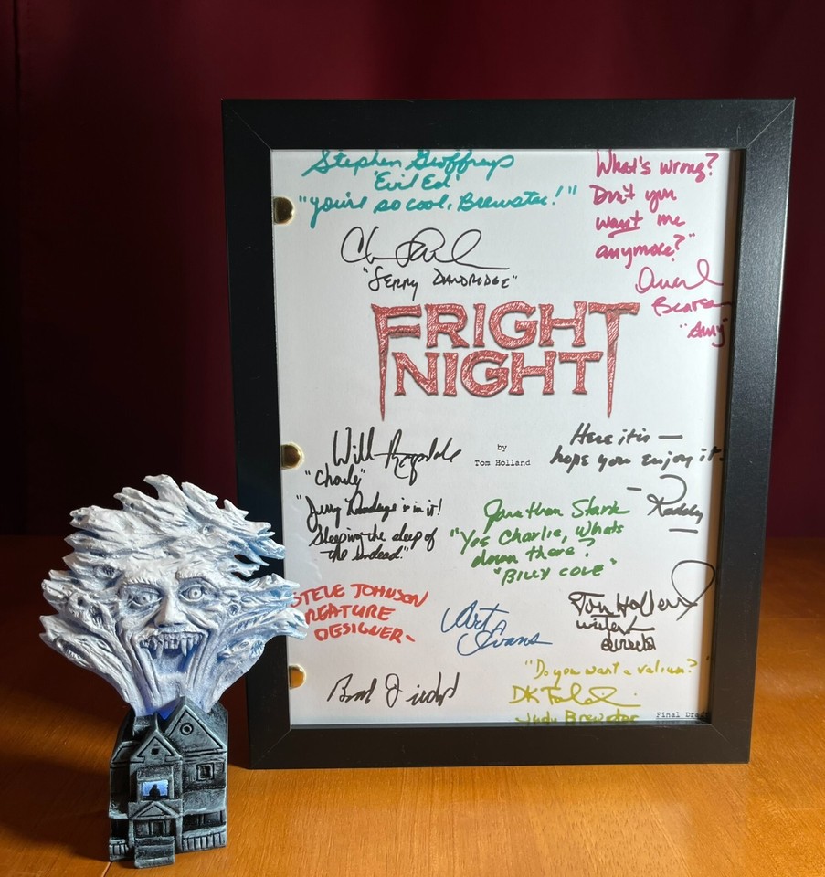 Fright Night Script Signed- Autograph Reprints- 113 Pages- Vampires ...