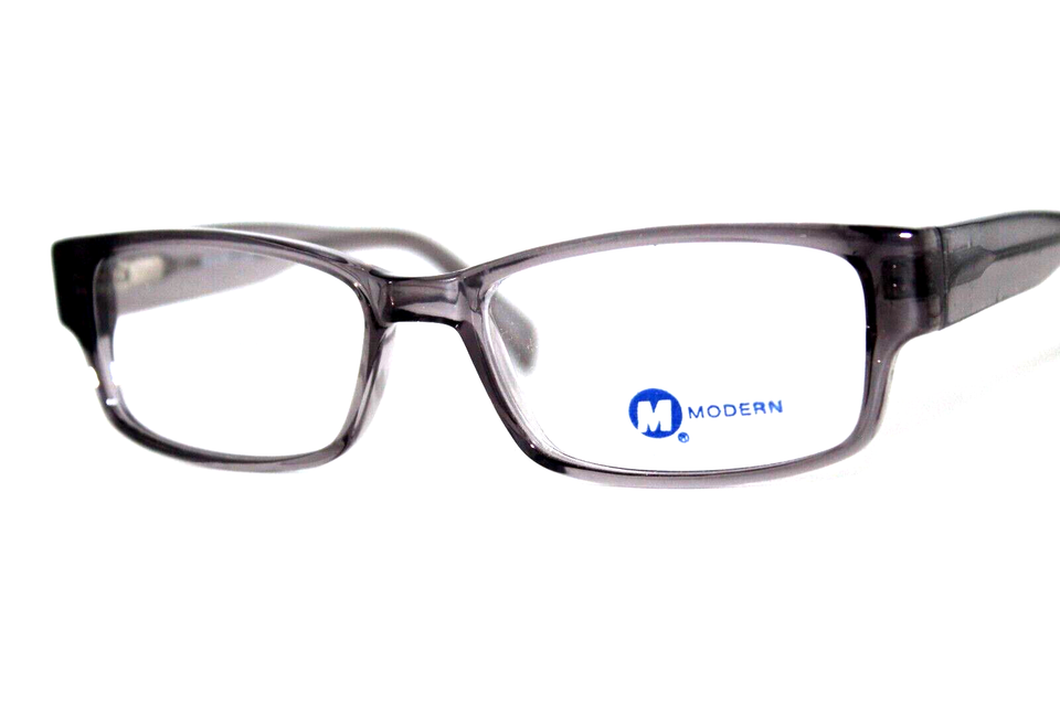 NEW MODERN OPTICAL SLICK GREY AUTHENTIC EYEGLASSES FRAMES 49-17-135MM ...