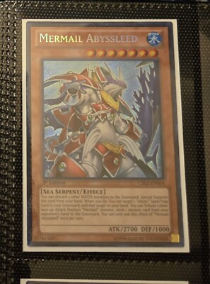 Mermail Abyssleed - CBLZ-EN034 - Secret Rare 1st Edition NM Yugioh | eBay