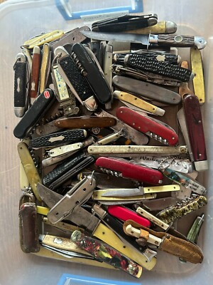 Lot of various vintage pocket knives | eBay