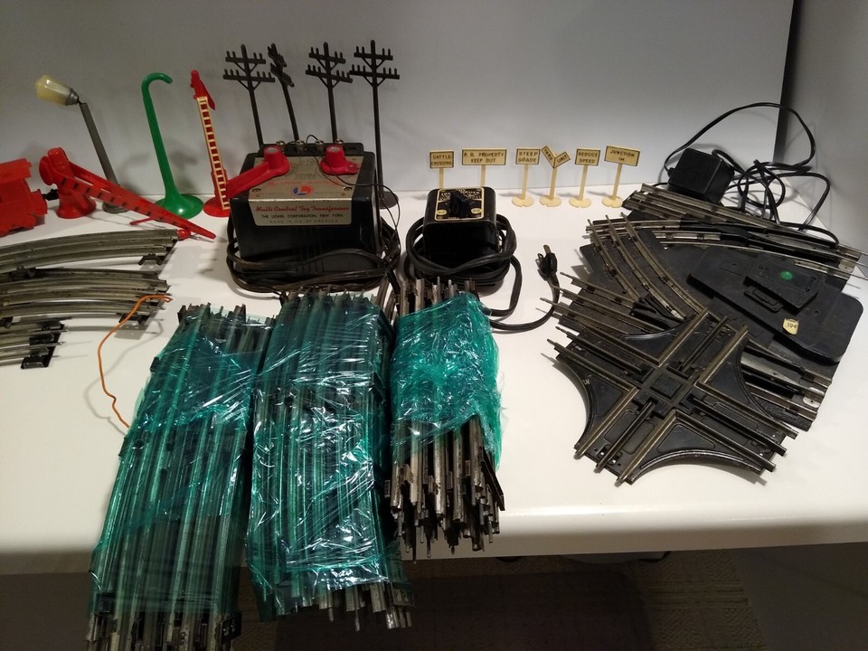 Vintage Lionel Marx Pre Post War Model Train Lot O-27 Scale Transformer ...
