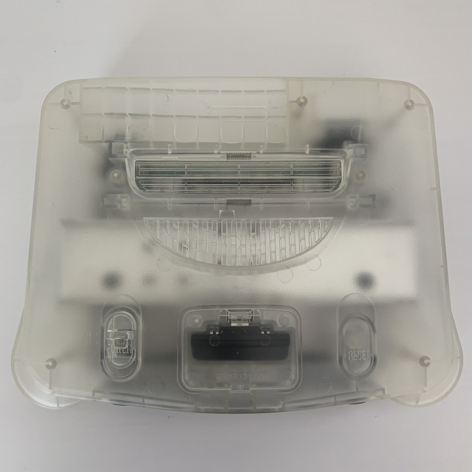 NEW Nintendo 64 N64 Limited Clear Crystal White Custom Console W/ New ...