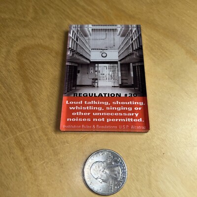 U.S.P. Alcatraz Regulation #30 Refrigerator Magnet Loud Talking | eBay