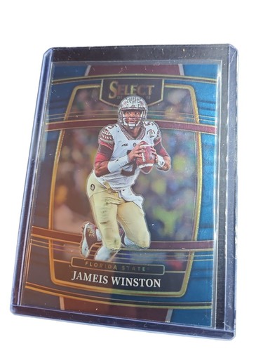 2022 Panini Select Blue Draft Picks Concourse #98 Jameis Winston ...