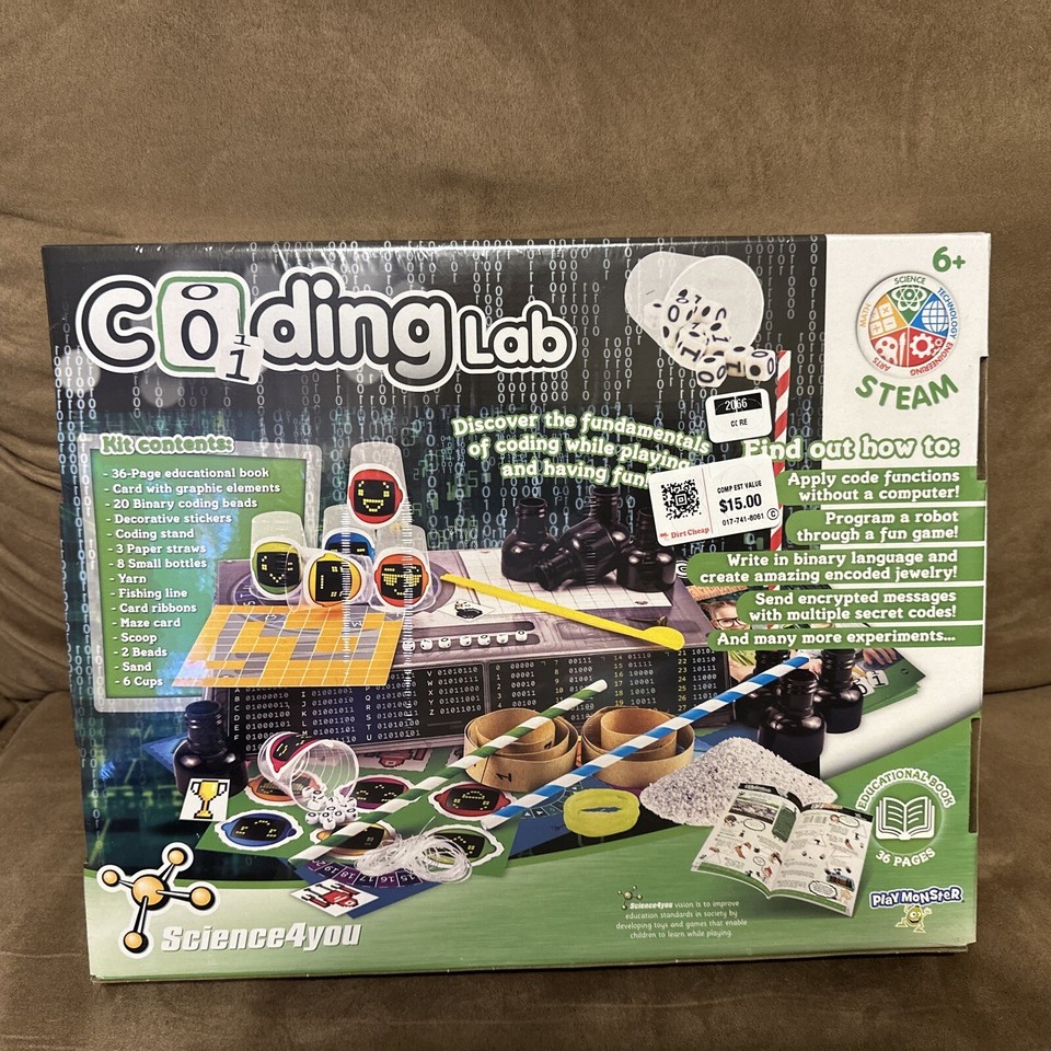 Play Monster Coding Lab Science4you STEM Educational Toy New Sealed | eBay