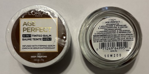 TWO L’Oreal Paris Age Perfect 4-In-1 Tinted Balm 20 Deep Profond ...