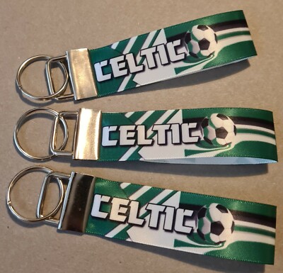 Celtic Style Football Scottish Footy Keychain Keyring Key Fob Handmade ...