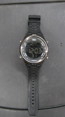 True Nation digital watch TN1596 black rubber wrist band | eBay