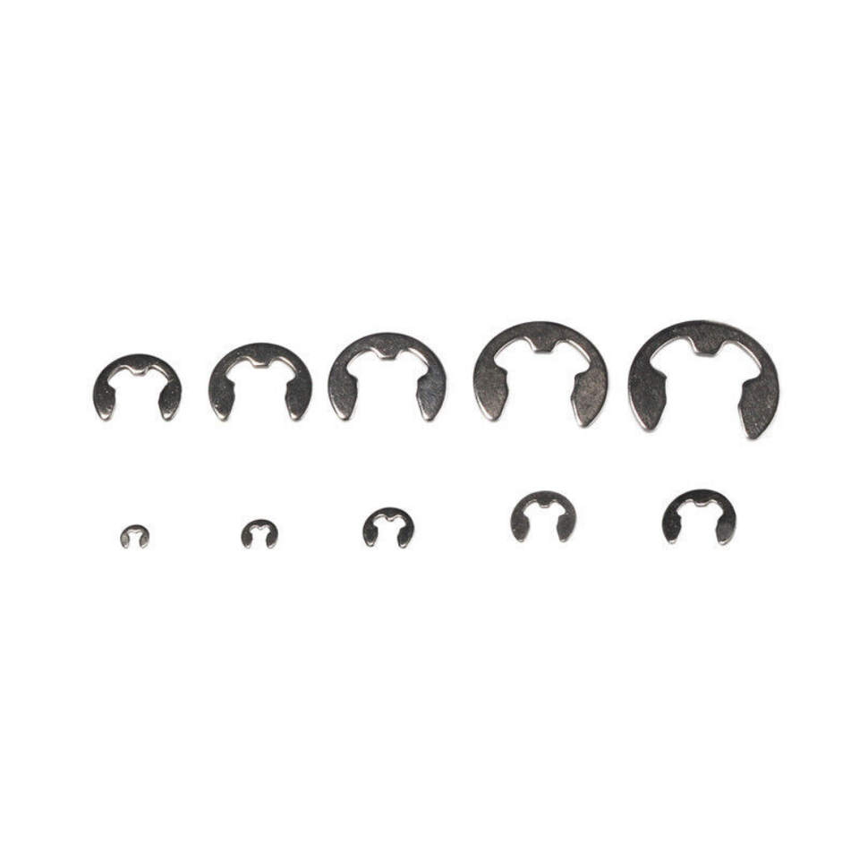 600PCS 304 Stainless Steel E-Clip Circlip External Retaining Ring ...