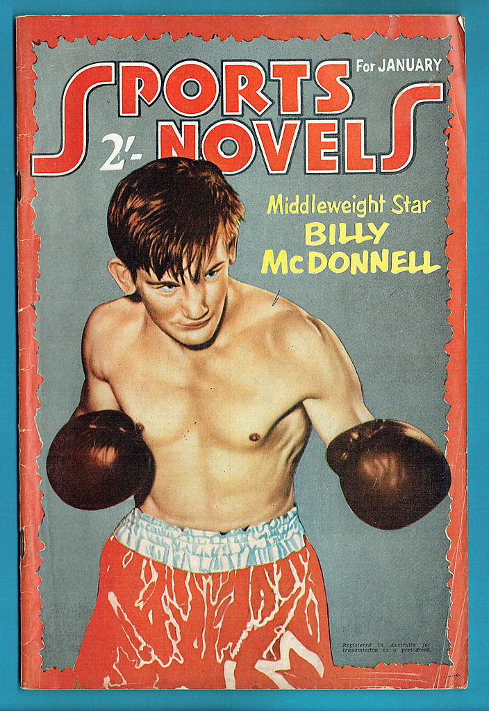 #XX. SPORTS NOVELS MAGAZINE JANUARY 1956, BILLY McDONNELL BOXING COVER | eBay Australia