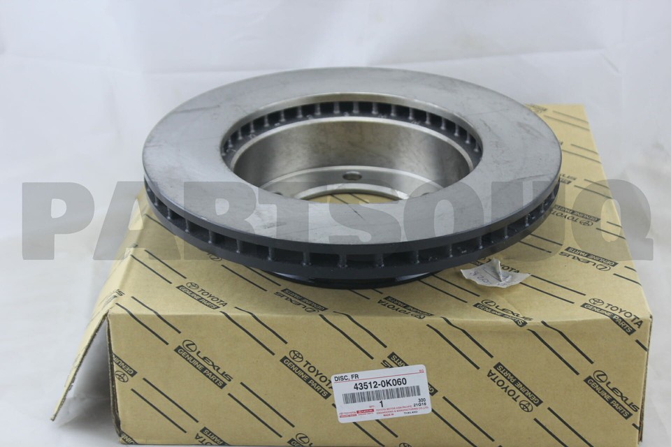 435120K060 Genuine Toyota DISC, FRONT 43512-0K060 | eBay