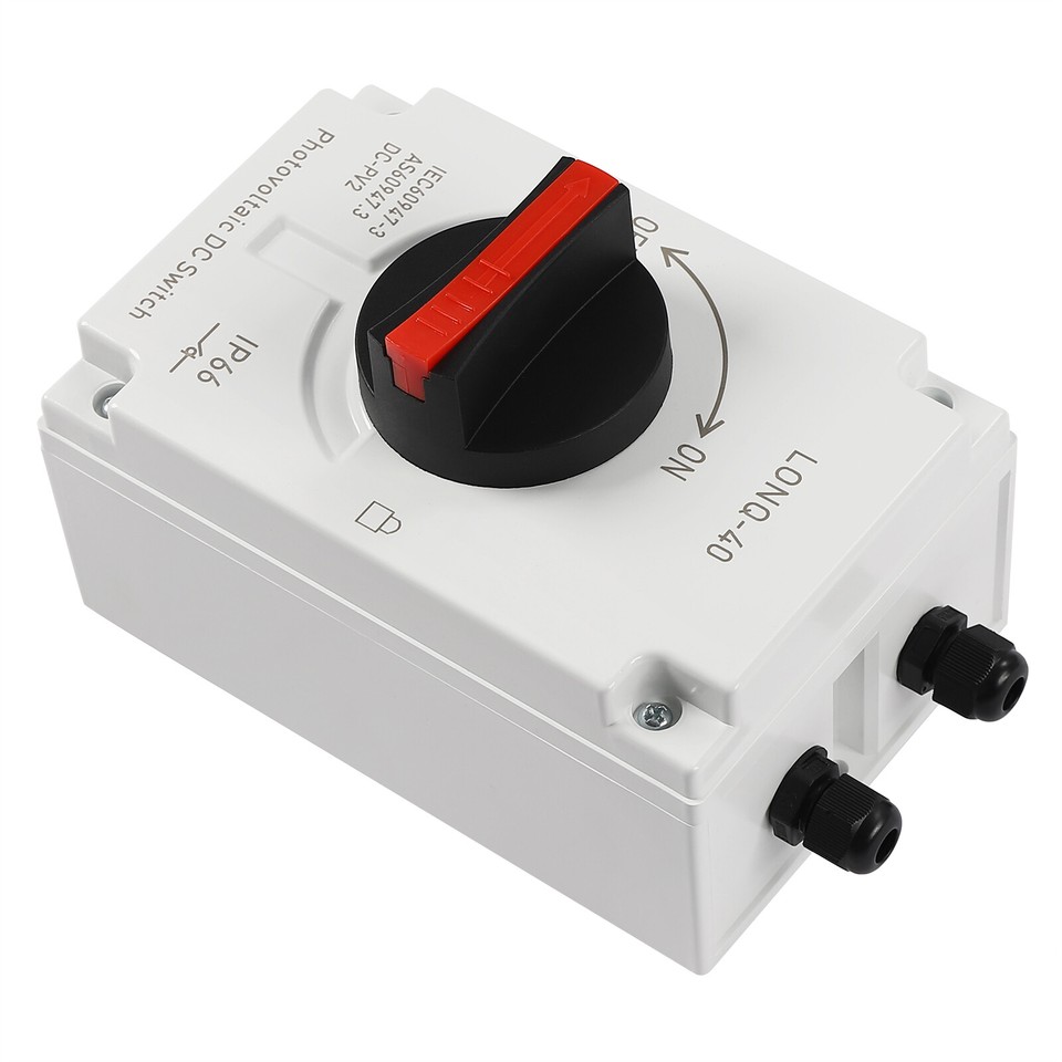 32A PV Combiner Box Solar System Disconnect Switch Waterproof ...
