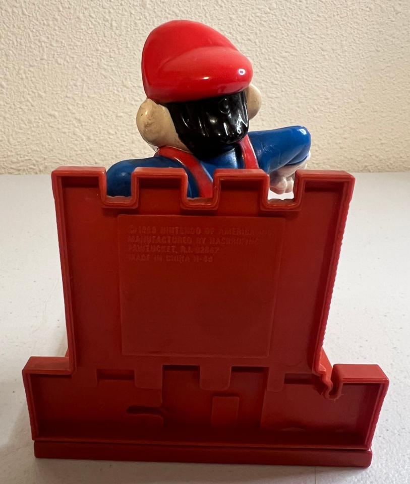 Vintage 1988 Nintendo Super Mario Bros. Mario Stomps the Goombas Trophy ...