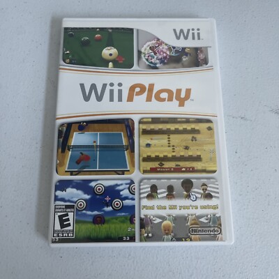 Wii Play Game Nintendo Wii Games Multi Sports Complete with Manual ...