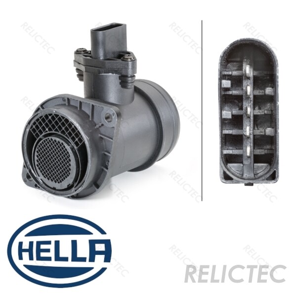 Mass Air Flow Meter Sensor MAF VW Skoda:LT 28-35 II 2,PASSAT,SUPERB I 1 ...