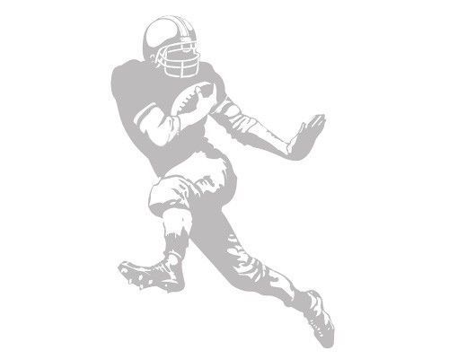 Football Running Back Sudden Shadow Peel & Stick Sports MiniMural ...