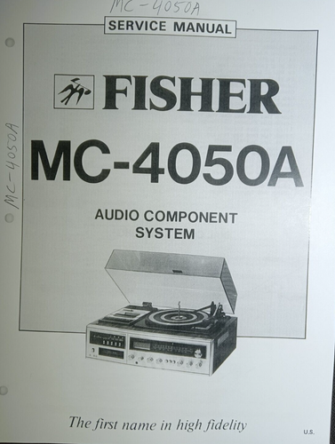 Fisher MC-4050A Service Manual Audio Component System Photocopy | eBay