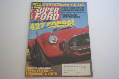 Vintage May 1991 Super Ford Magazine - 427 Cobra On Cover | eBay