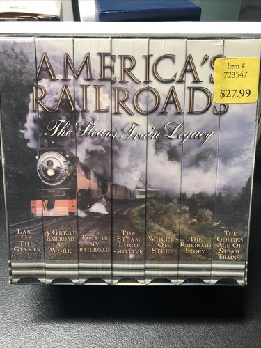 Vintage The Steam Train Legacy 7 VHS Tapes America's Railroads 1995 | eBay
