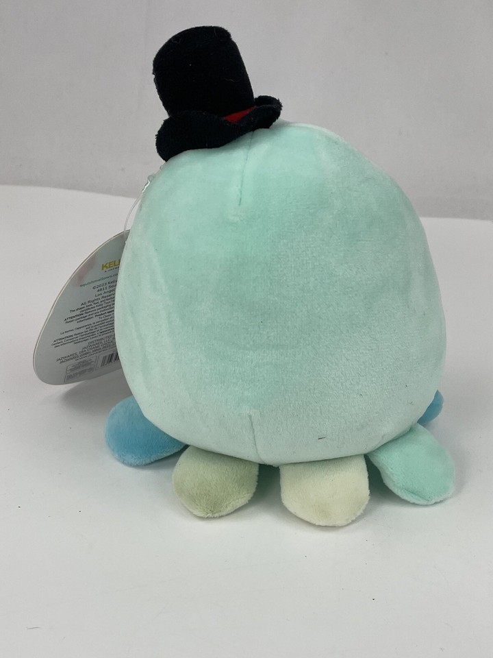 Squishmallow 5" Eiko The Octopus PLUSH NEW W/ Tags Heart Eye Valentines Mustache | eBay
