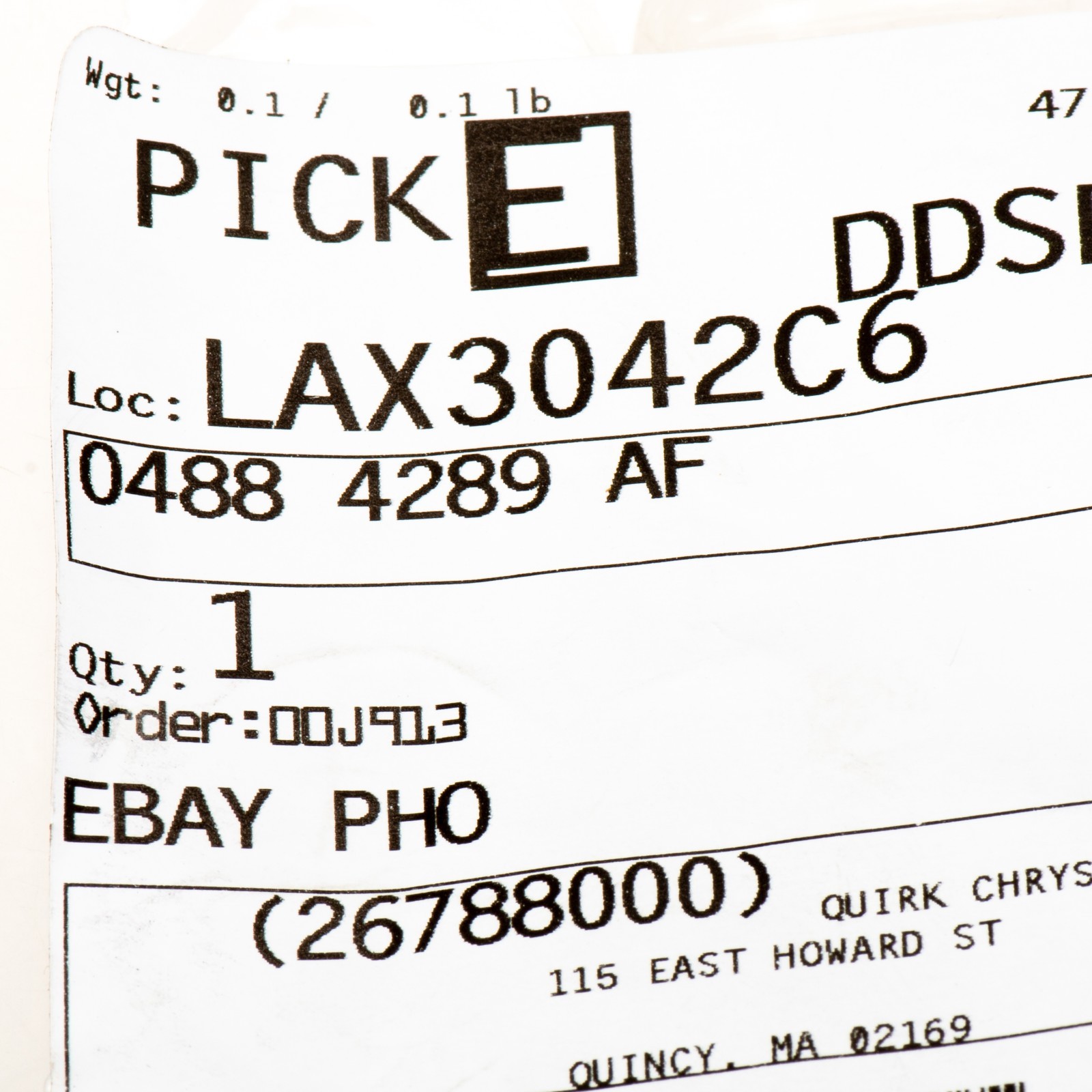 03-09 CHRYSLER PT CRUISER 2.4L TURBO CRANK CASE VENT HOSE OEM MOPAR ...